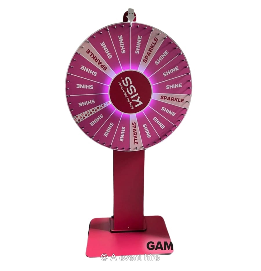 Spin the Wheel Hire | Exhibitions & Event Interactive Game